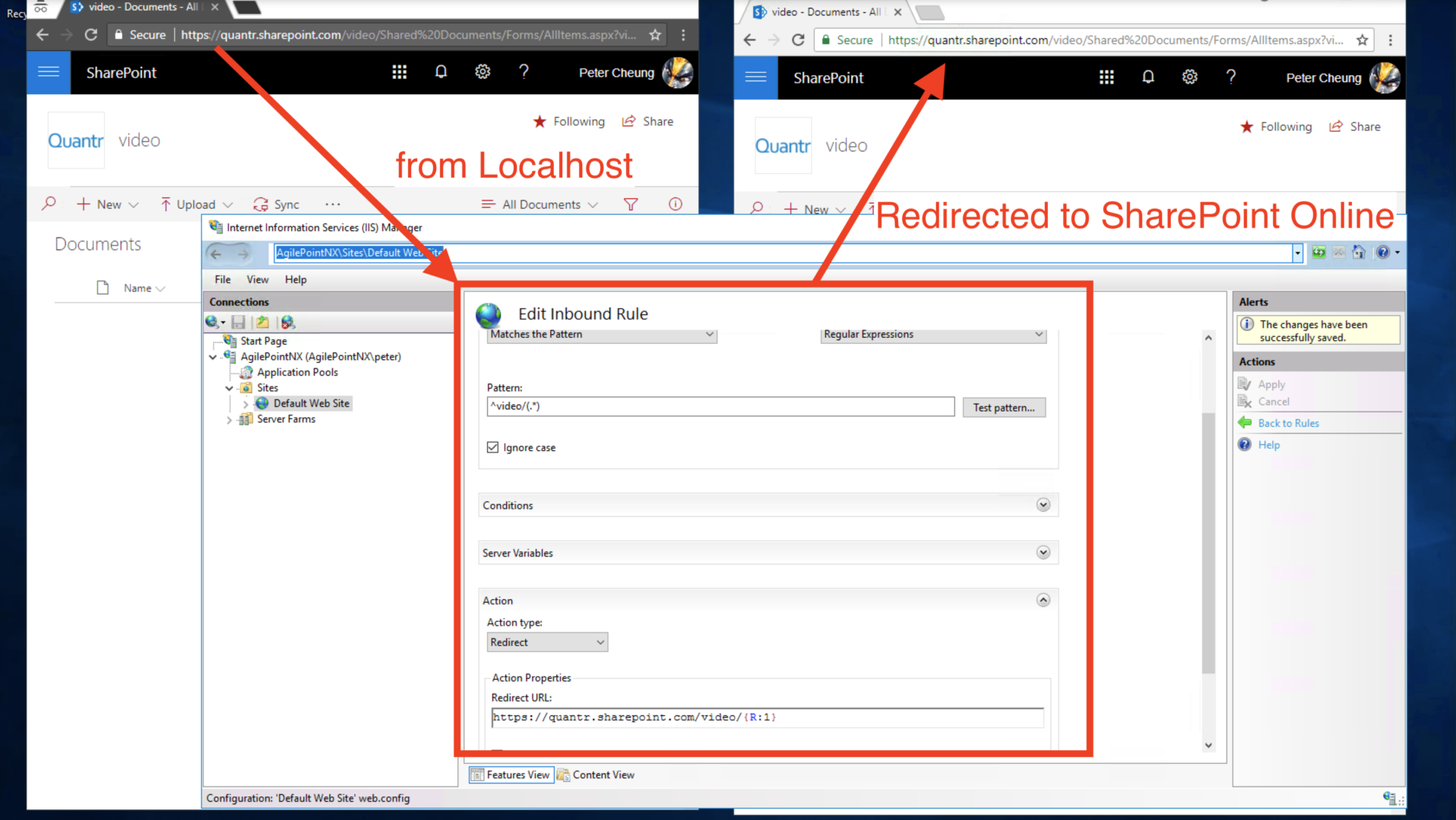 Redirect Local Iis To Sharepoint Online