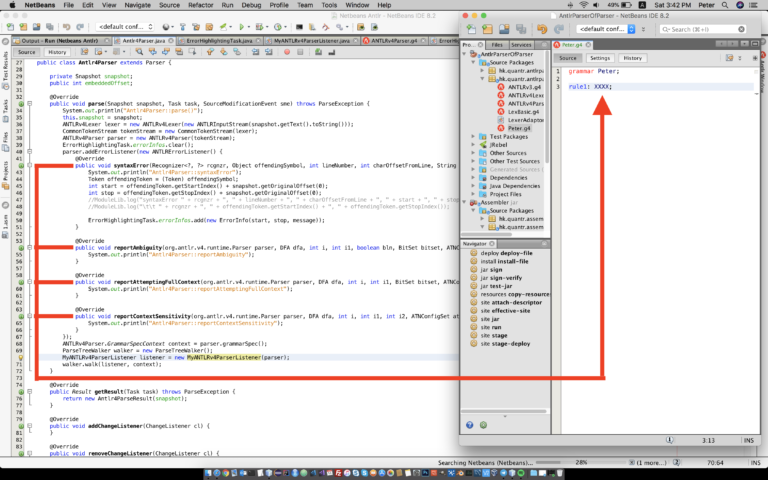 Antlr4 Error Listener Cant Hit With Non Exist Token Kernel Virus And Programming