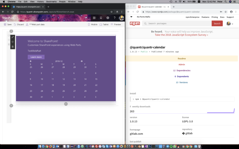 終於publish左第一個reactjs Typescript的ui Component上npmjs Kernel Virus And